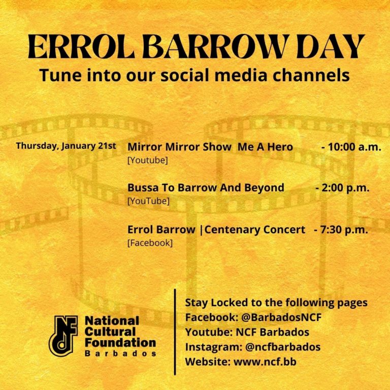 Errol Barrow Day | From Bussa To Barrow and Beyond – National Cultural ...