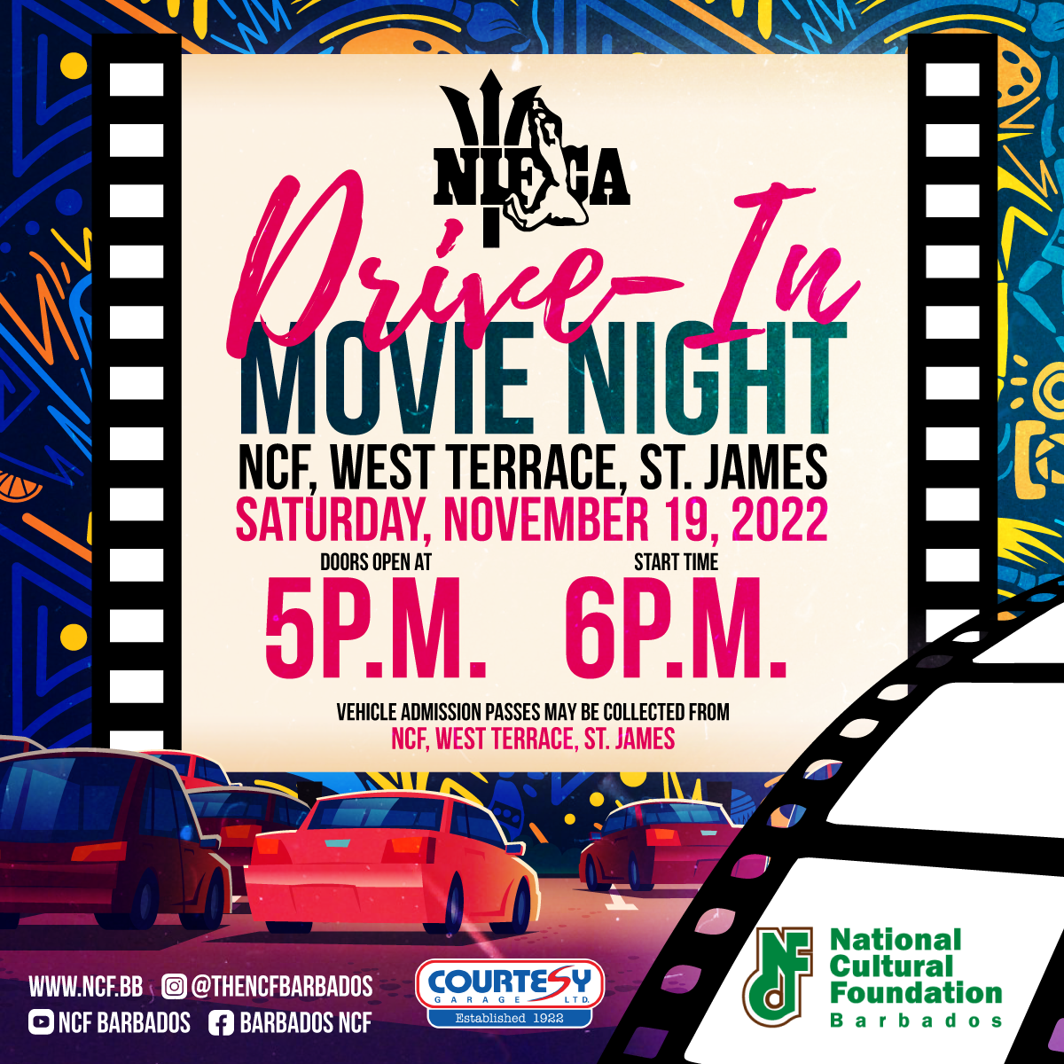 Film Movie Night – National Cultural Foundation, Barbados