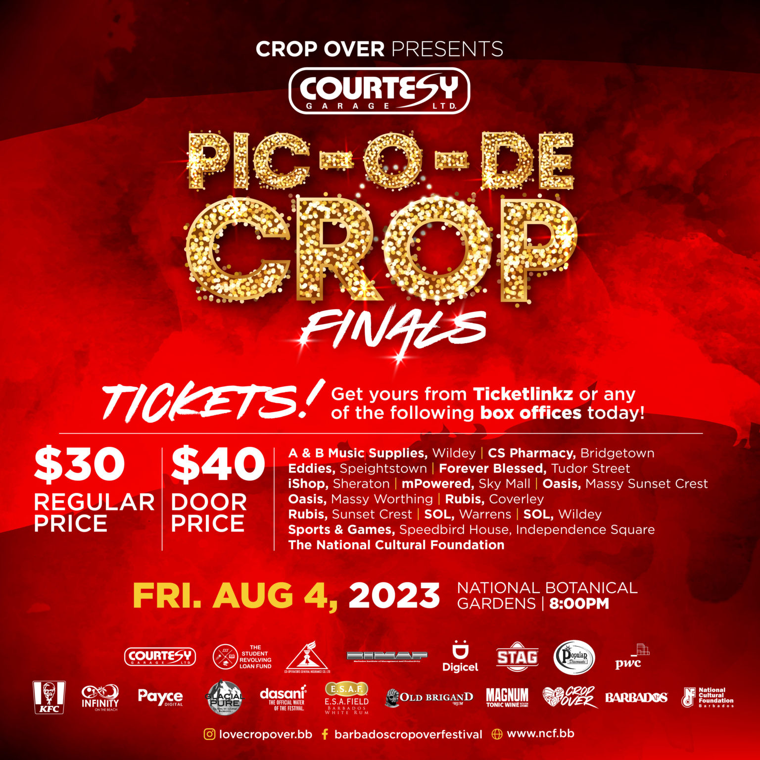 Pic-O-De-Crop Finals – National Cultural Foundation, Barbados