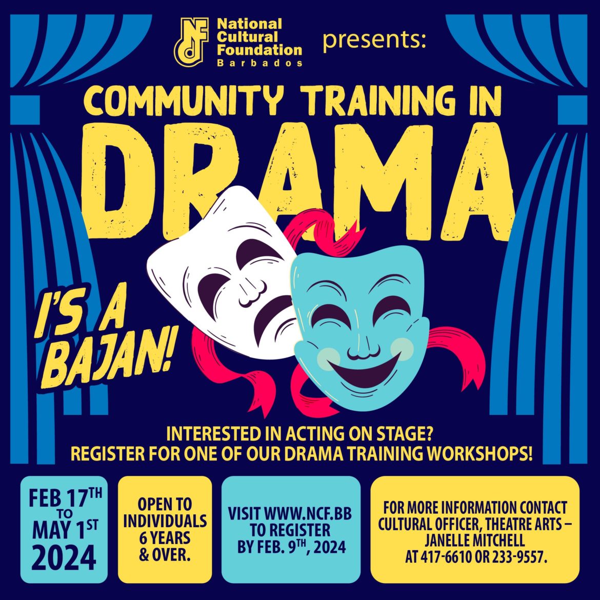 TRAINING OPPORTUNITIES – National Cultural Foundation, Barbados