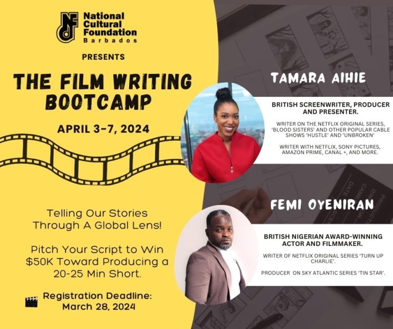 Register Today for the Film Writing Bootcamp 2024! – National Cultural ...