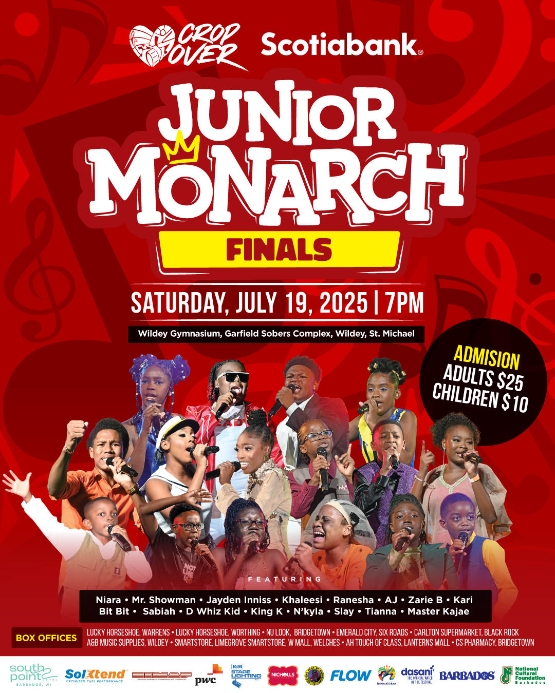 Scotiabank Junior Monarch Finals – National Cultural Foundation, Barbados